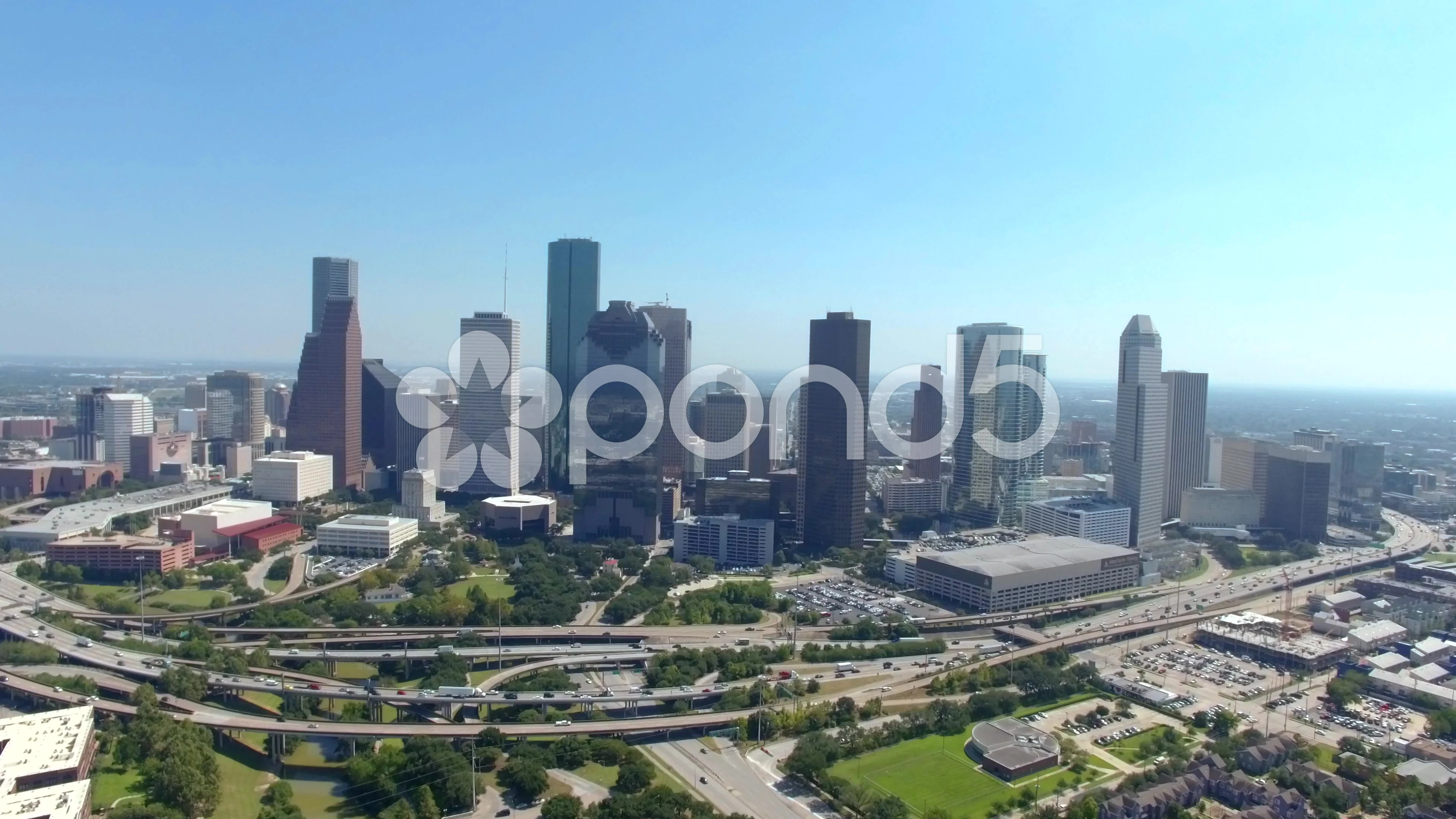 Aerial View Downtown Houston Breathtaking Aerial View Of Houston's