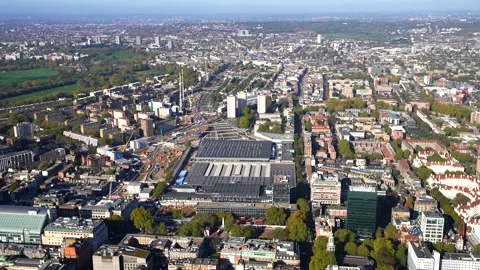 Aerial view of Euston Station, British L... | Stock Video | Pond5