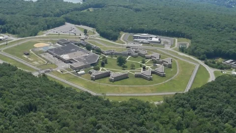 Aerial view of FCI Otisville (Federal Pr... | Stock Video | Pond5