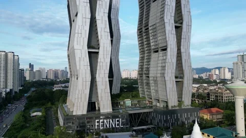 Aerial view Fennel Sentul East Iconic to... | Stock Video | Pond5