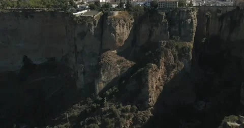 Aerial view at the full Ronda city, icon... | Stock Video | Pond5