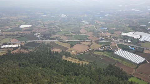 Aerial View of a Highway aroun Geum Oreu... | Stock Video | Pond5