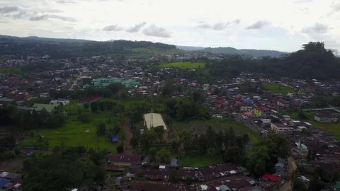 Aerial view of The Islamic city of Maraw... | Stock Video | Pond5