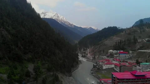 Aerial View Of Kalam Valley, Swat Valley... | Stock Video | Pond5