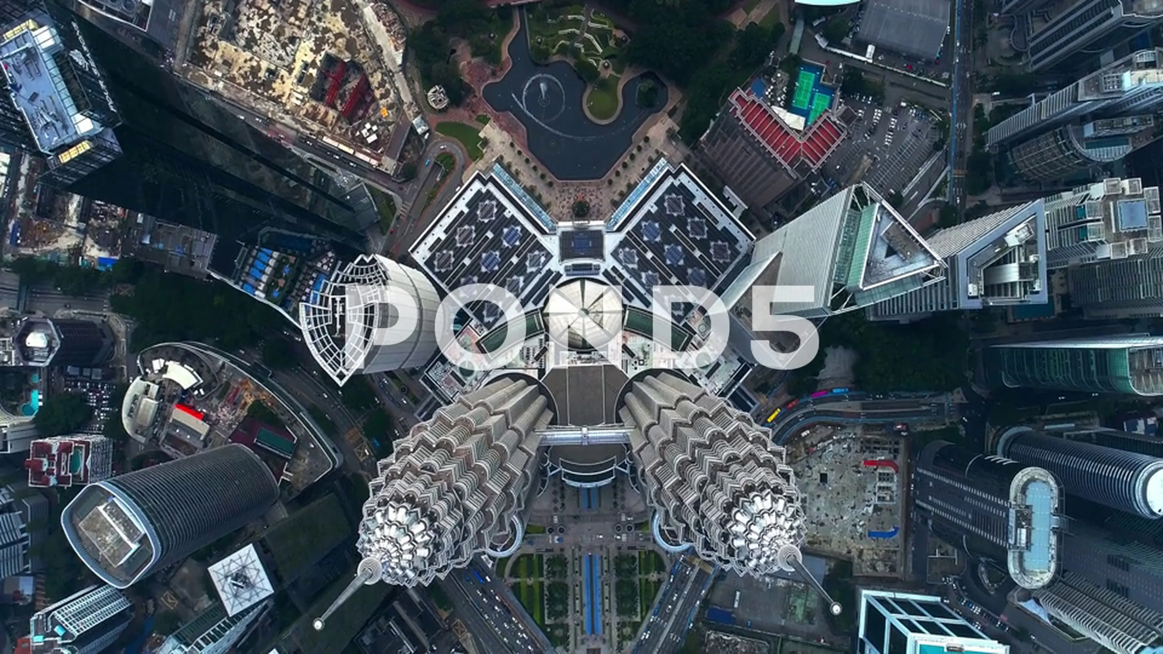 Petronas Towers Top View