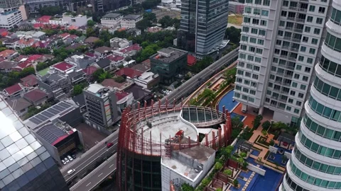 Aerial View Of Kuningan City Mall - Shop... | Stock Video | Pond5
