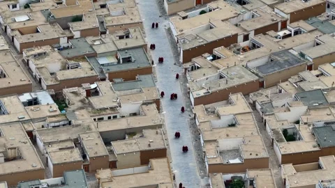 Aerial view of Labrang Monastery, China. | Stock Video | Pond5