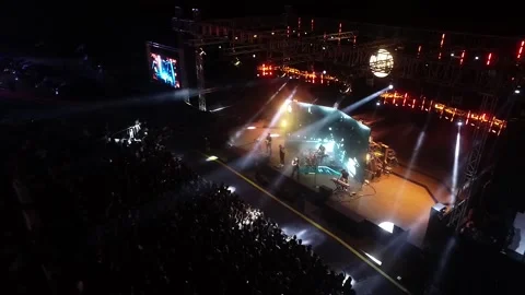 Concert Crowd Stage View Stock Videos – Royalty-Free HD & 4K Videos