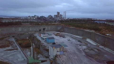 Cement Quarry Stock Footage ~ Royalty Free Stock Videos | Pond5