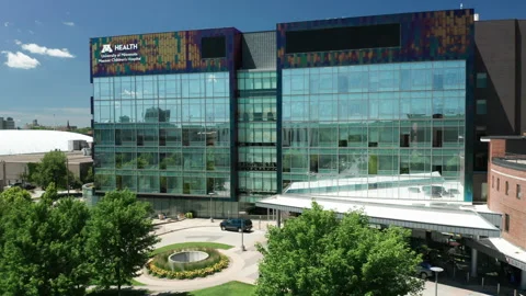 Aerial View, M Health Fairview Masonic C... | Stock Video | Pond5