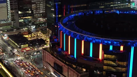 Madison Square Garden Exterior Stock Video Footage | Royalty Free Madison Square Garden Exterior ...