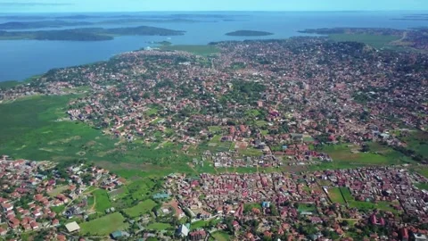 Aerial view making a vertical panorama o... | Stock Video | Pond5