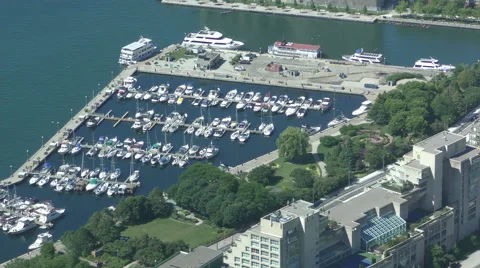 Toronto Marina Stock Footage ~ Royalty Free Stock Videos | Pond5