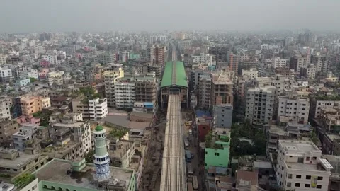 Metro Rail Dhaka Stock Footage ~ Royalty Free Stock Videos | Pond5