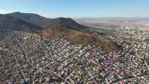 Aerial view of Mexico City, overpopulati... | Stock Video | Pond5