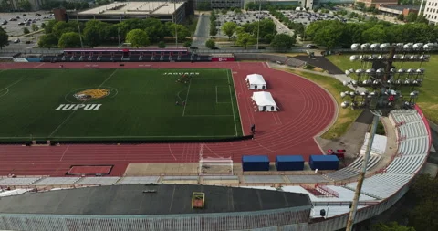Aerial View Of Michael A. Carroll Track ... | Stock Video | Pond5