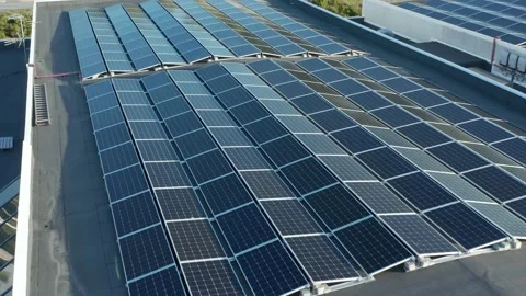 Solar Panel Array Stock Video Footage | Royalty Free Solar Panel Array ...