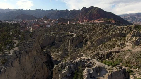Aerial View of the Moon Valley aka Valle... | Stock Video | Pond5