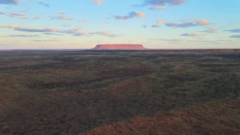 Aerial view of Mount Conner in the North... | Stock Video | Pond5