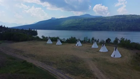 Aerial view of Native American Heritage ... | Stock Video | Pond5