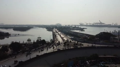 Aerial View Of Native Jetty Road And Jin... | Stock Video | Pond5