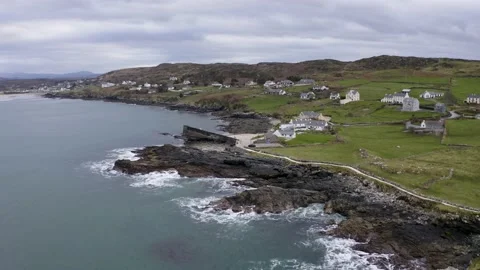 Aerial view of the new viewpoint by Port... | Stock Video | Pond5