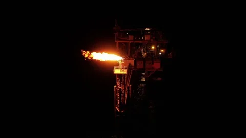 Oil Rig Fire Stock Videos – Royalty-Free HD & 4K Videos
