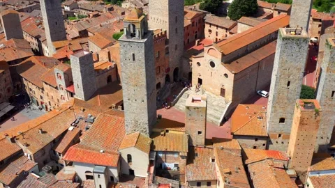 Aerial View Of People In Duomo di San Gi... | Stock Video | Pond5