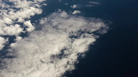 Aerial, view of planet earth from airpla... | Stock Video | Pond5