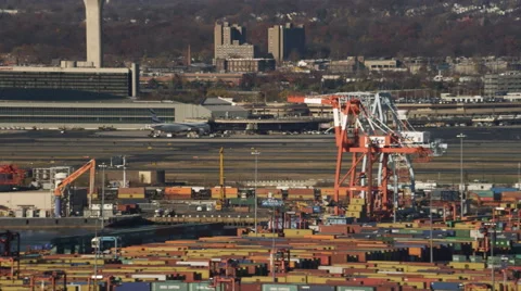 Port Newark Stock Video Footage | Royalty Free Port Newark Videos | Pond5