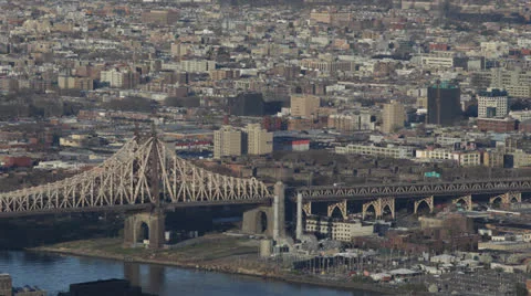 Queensbridge Aerial View Stock Footage ~ Royalty Free Stock Videos | Pond5