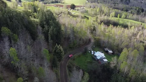 Aerial View Racing Car During Rally Avos... | Stock Video | Pond5