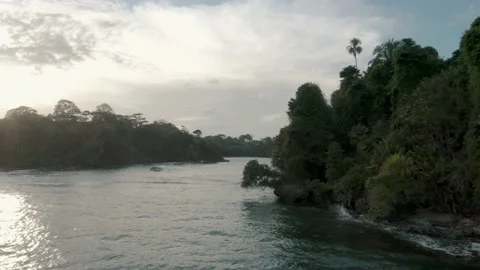 Aerial view of remote paradise of Punta ... | Stock Video | Pond5