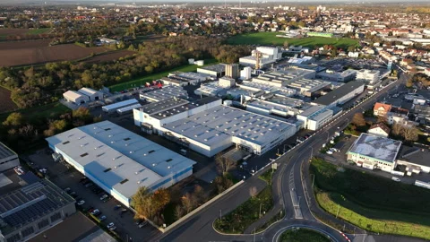 Aerial View Of RENOLIT SE, Headquarters,... | Stock Video | Pond5