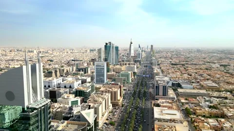 Aerial view Riyadh capital of Saudi Arab... | Stock Video | Pond5