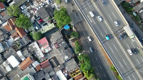 Crowded Neighborhood Stock Footage ~ Royalty Free Stock Videos | Pond5