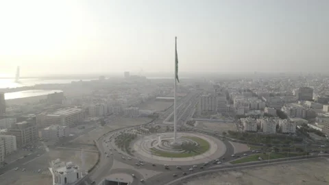 Aerial View Of The Saudi Arabia National... | Stock Video | Pond5
