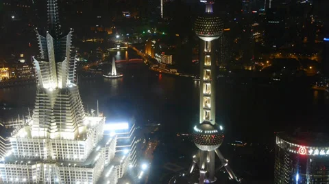 aerial view of skyscraper rooftop crown ... | Stock Video | Pond5