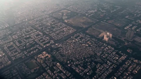 Aerial view of surat Skyline, Beautiful ... | Stock Video | Pond5