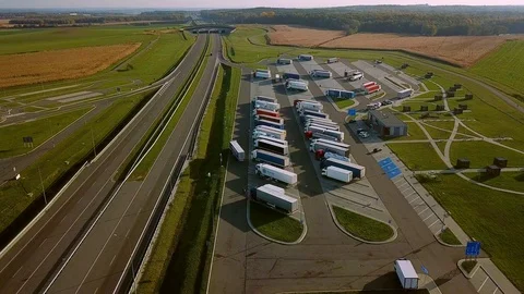 Truck Stop L Stock Videos – Royalty-Free HD & 4K Videos