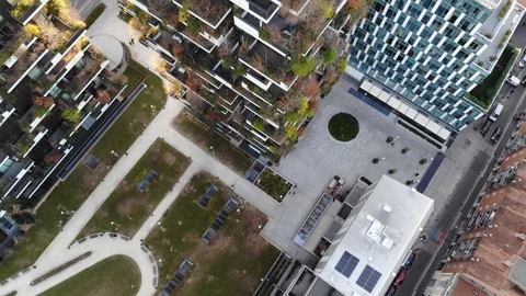 Aerial View of a World Famous Tall Build... | Stock Video | Pond5