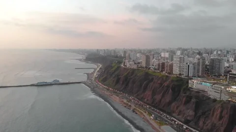 Aerial watching over the city skyline of... | Stock Video | Pond5