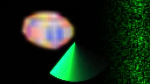 Aero Front View of Big Burning UFO Flyin... | Stock Video | Pond5