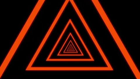 Aesthetic Abstract Loop Triangle Animati... | Stock Video | Pond5