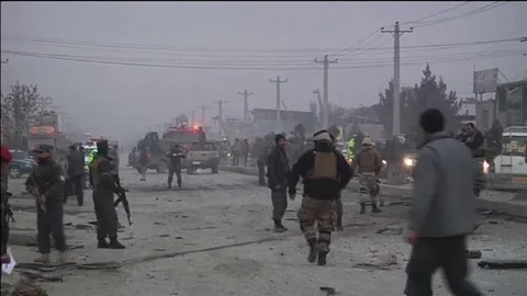 AFGHANISTAN: Security guard scene of Kab... | Stock Video | Pond5