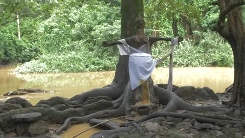 Africa deities and worship of god and go... | Stock Video | Pond5