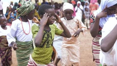 Africa Nigeria student dancing during Tr... | Stock Video | Pond5