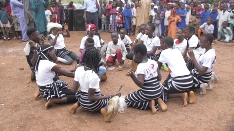 Africa Nigeria student dancing during Tr... | Stock Video | Pond5