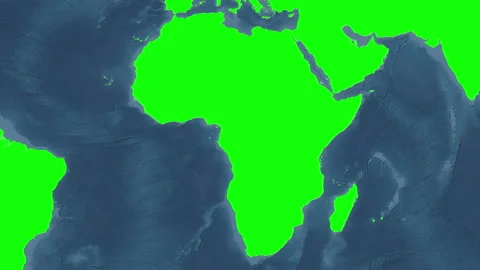 Africa. Zoom in. From satelite map to so... | Stock Video | Pond5