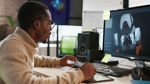 3D Robot Stock Footage ~ Royalty Free Stock Videos | Pond5